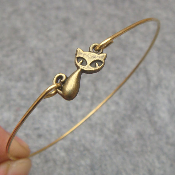 Cat Bangle Bracelet Style 4 on Luulla